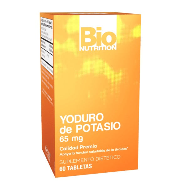 Yoduro De Potasio 65 Mg (60 Tabletas), Bio Nutrition – PURESUPPLY